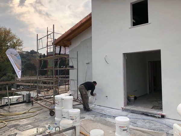 Intonaco termico a basso spessore. Cantiere Bellagio (Italia) 3 ...