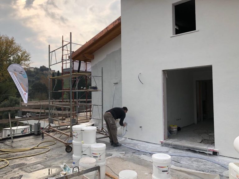 Intonaco termico a basso spessore. Cantiere Bellagio (Italia) 3 ...